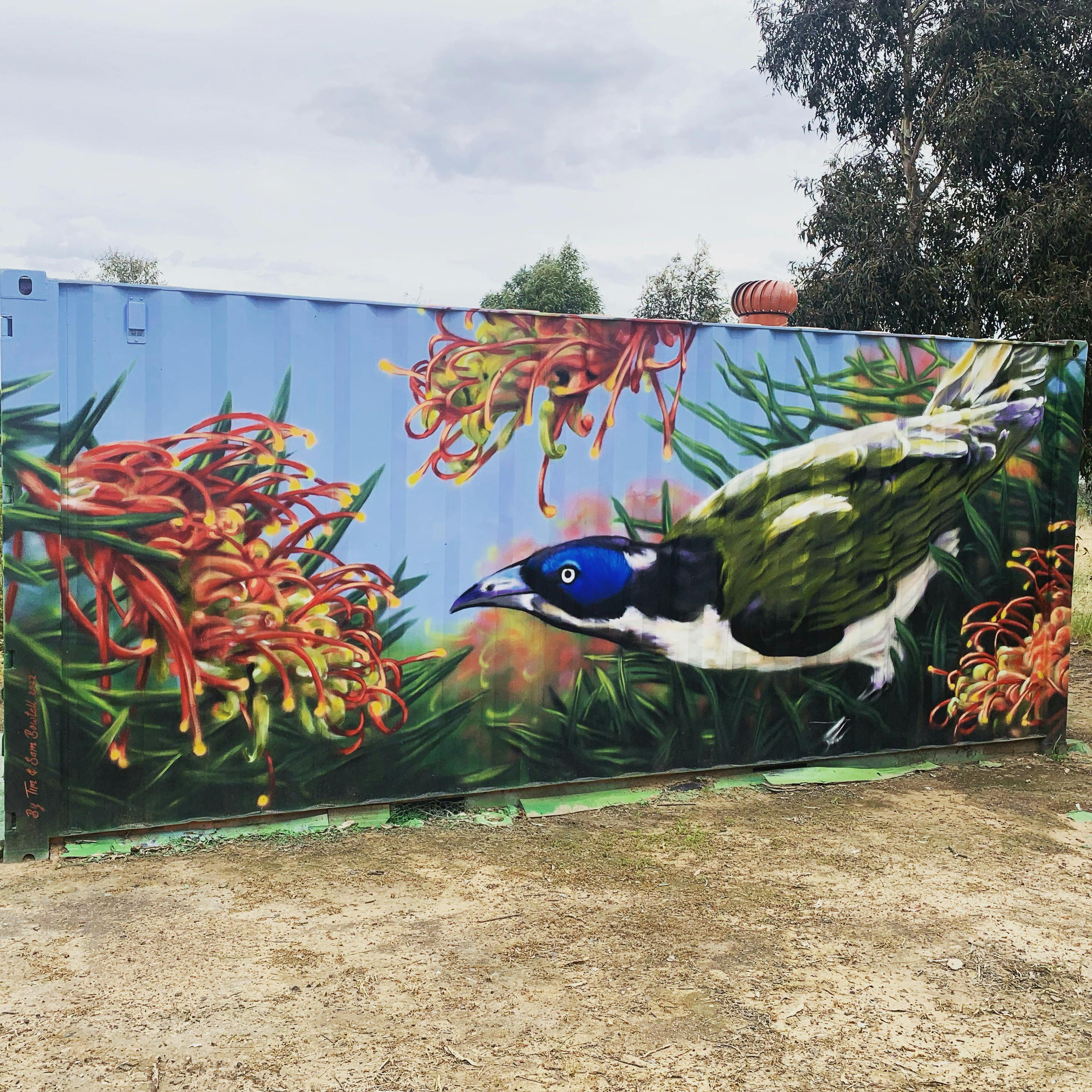 Winton Cemetery Mural - Benalla